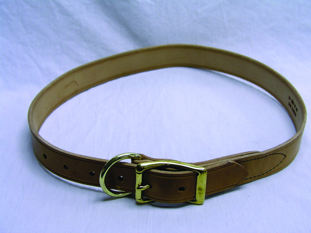 Cow Strap Tan 1.5" x 48" | Cheap Pet Store